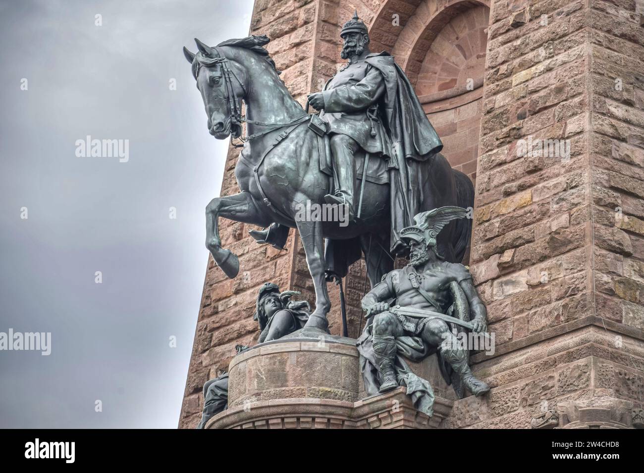 Reiterdenkmal Kaiser Wilhelm I., Kyffhäuser-Denkmal, Thüringen ...