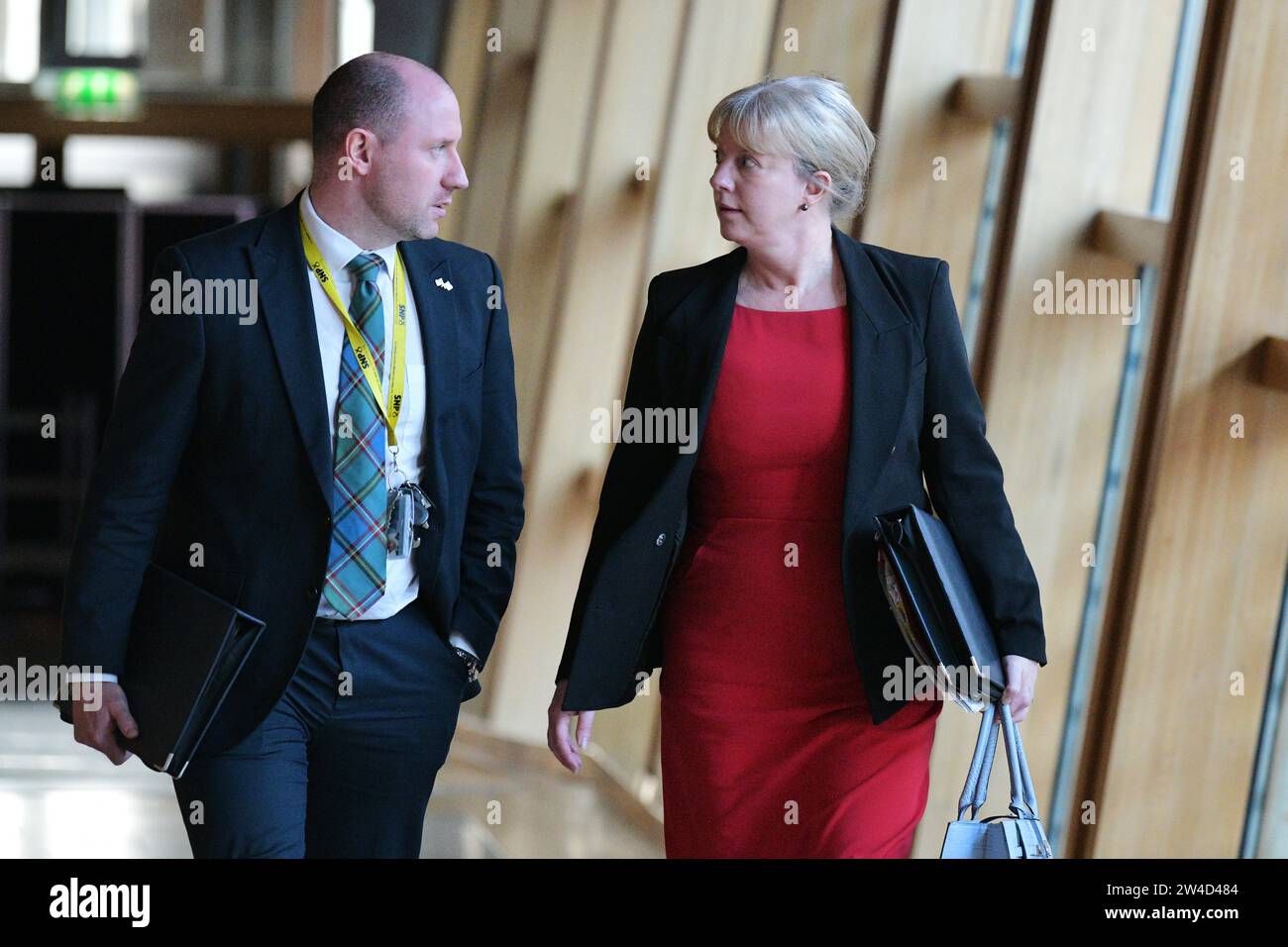 Edinburgh Scotland, UK 21 December 2023. Cabinet Secretary for ...