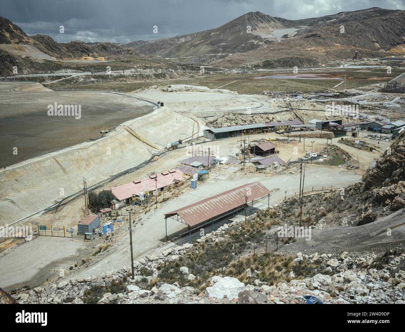 Open-cast mine of the Chinese consortium Minera Chinalco Peru, Ticlio ...