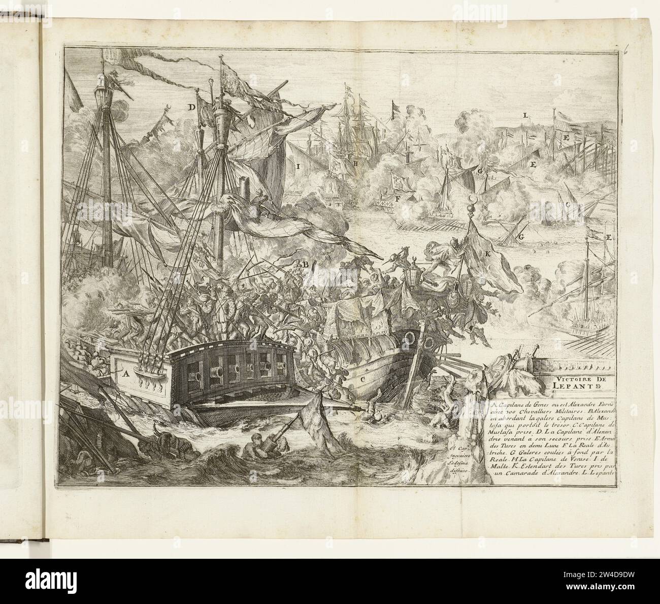 Battle of Lepanto, 1571, 1670 - 1699 The Battle of Lepanto, October 7 ...
