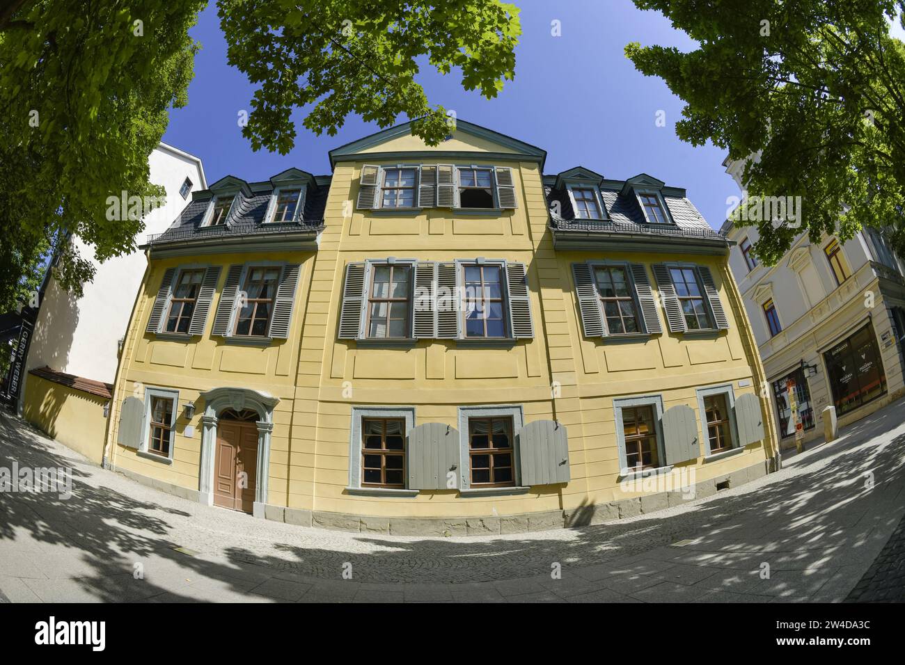 Schillerhaus mit Schillermuseum, Schillerstraße, Weimar, Thüringen ...