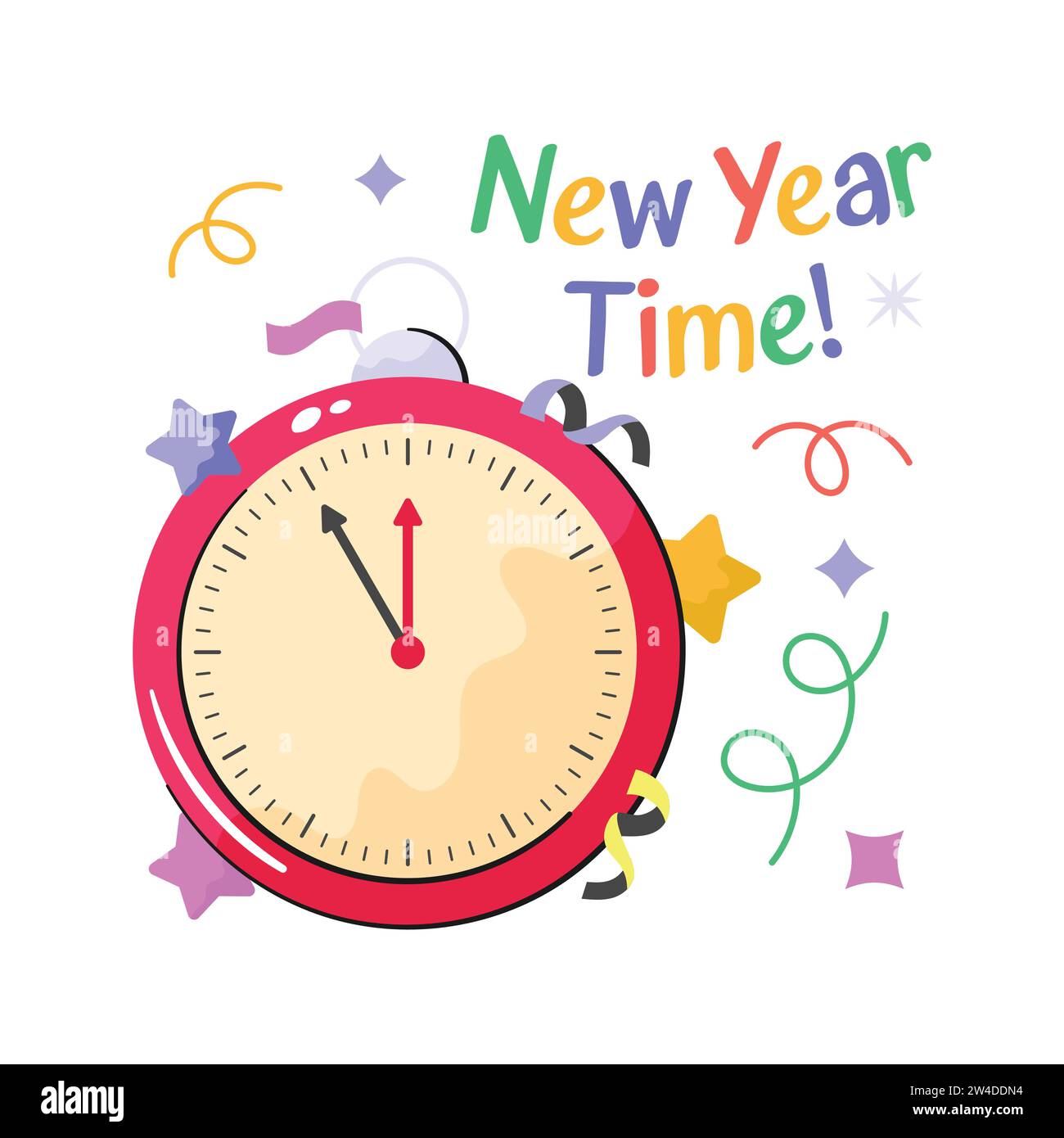 New year 2024 countdown hand drawn sticker, happy new year 2024 ... New year 2024 countdown hand drawn sticker, happy new year 2024 ...