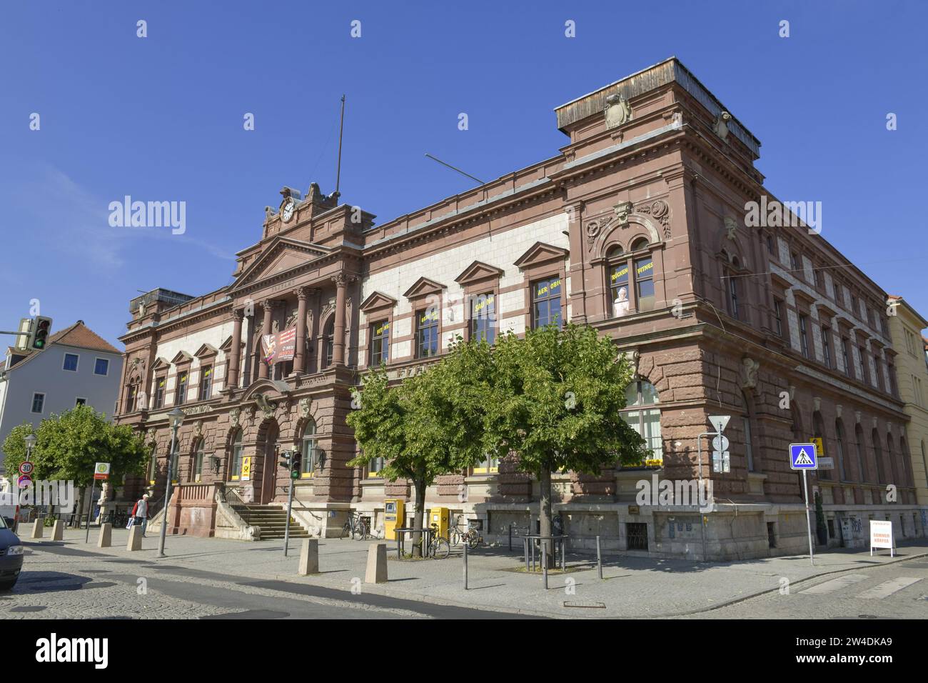 Postamt, Goetheplatz, Weimar, Thüringen, Deutschland Stock Photo - Alamy