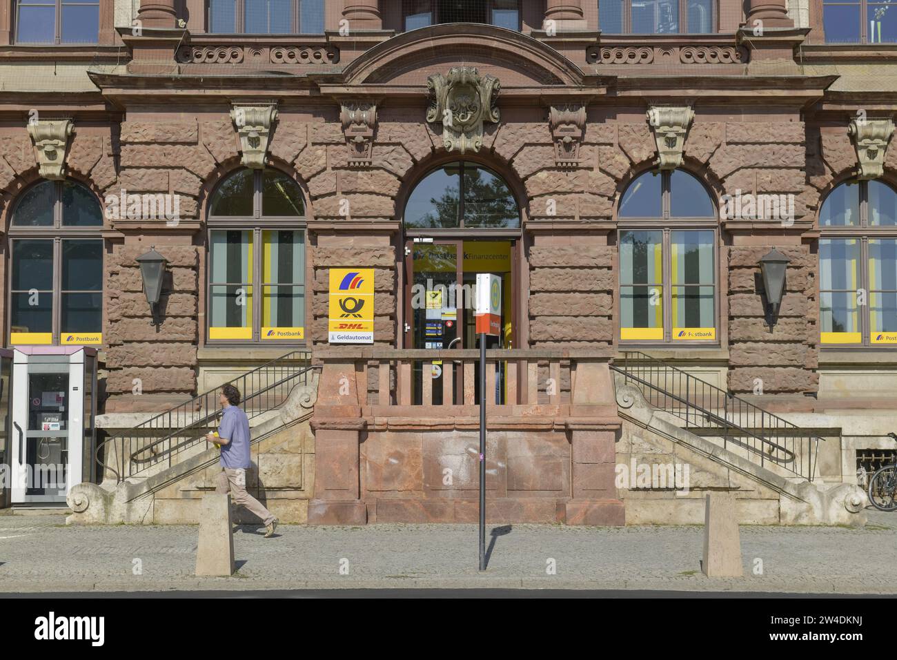 Postamt, Goetheplatz, Weimar, Thüringen, Deutschland Stock Photo - Alamy