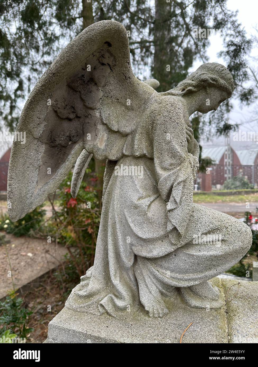 Angel of grief side view hi-res stock photography and images - Alamy