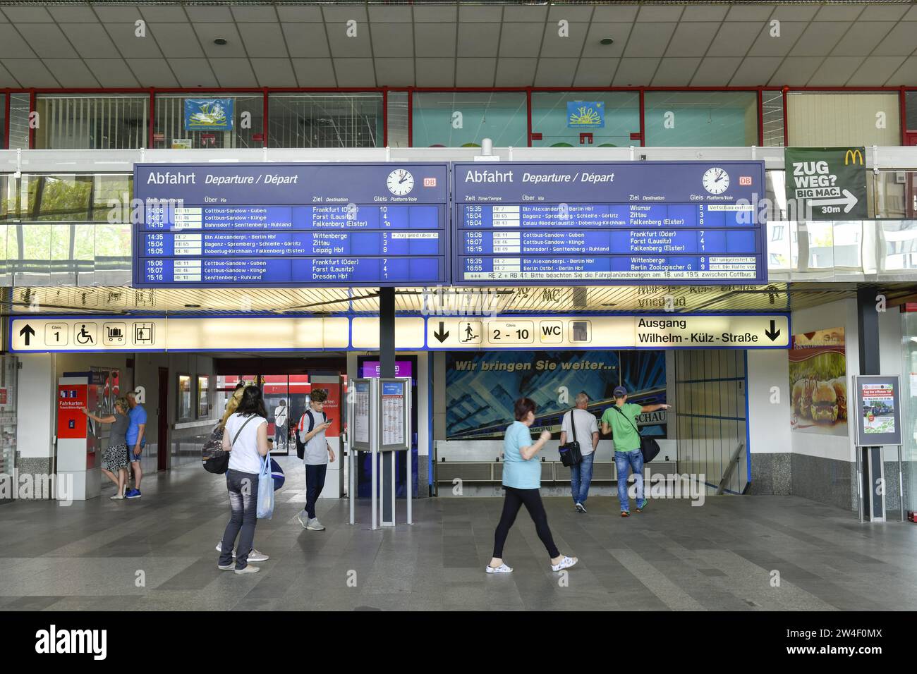 Hauptbahnhof, Cottbus, Brandenburg, Deutschland Stock Photo - Alamy