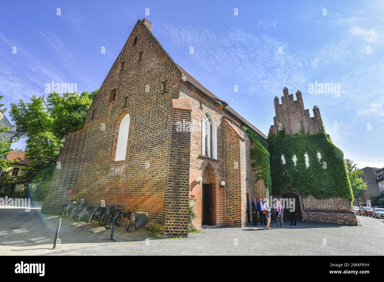 Klosterkirche, Klosterplatz, Cottbus, Brandenburg, Deutschland Stock ...