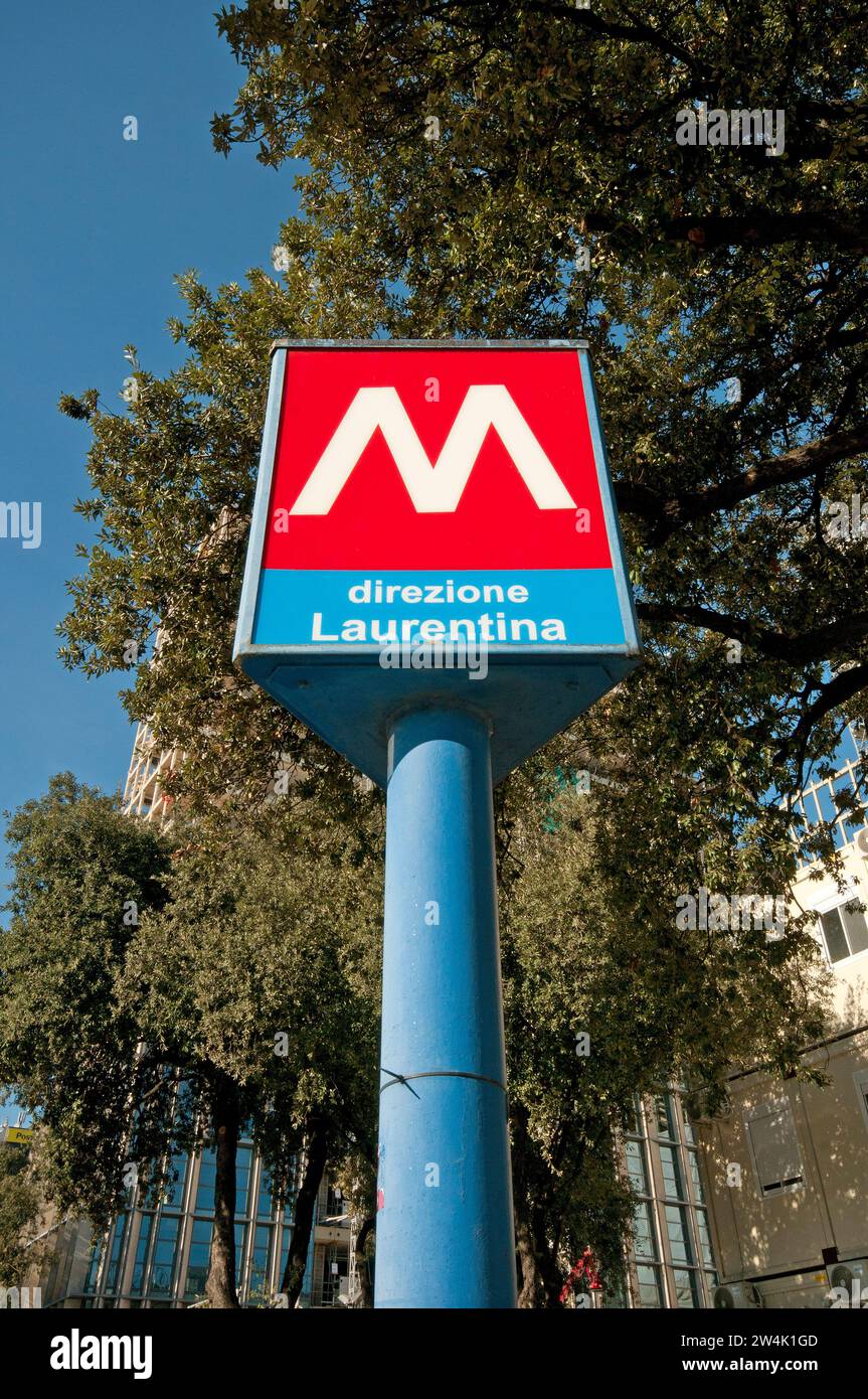 Rome metro station city hi-res stock photography and images - Alamy