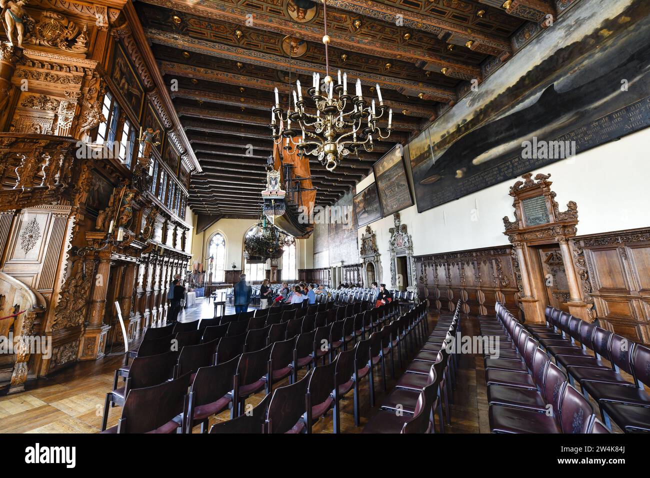 Obere Rathaushalle, Altes Rathaus, Marktplatz, Bremen, Deutschland ...