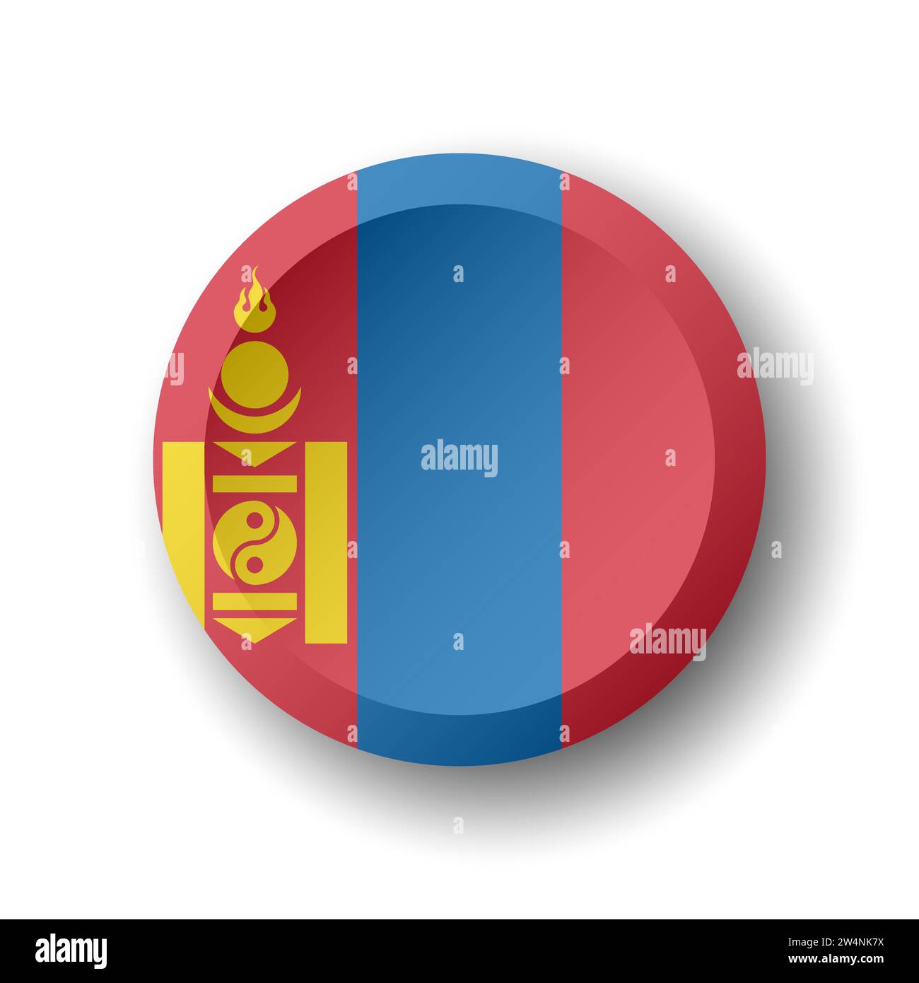 Ulaanbaatar flag Stock Vector Images - Alamy