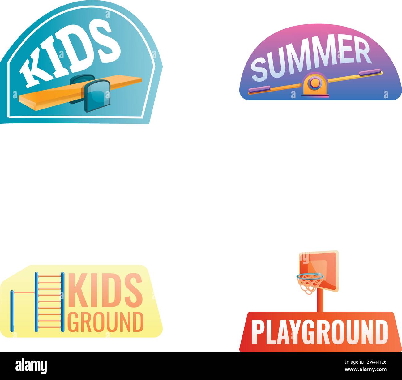 Sport ground icons set cartoon vector. Advertising for new sport ground ...