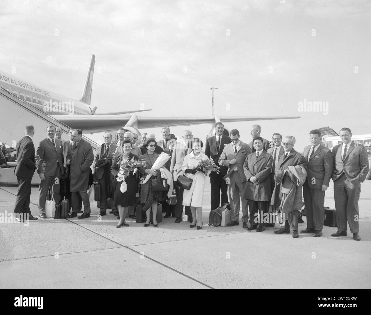 Dutch trade mission to red China, led by Sidney van den Bergh, the ...
