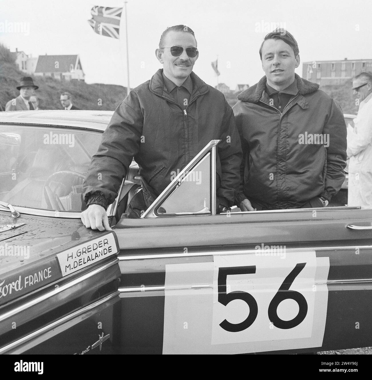 16th Tulip Rally started in Noordwijk, last year's winners Henri Greder ...