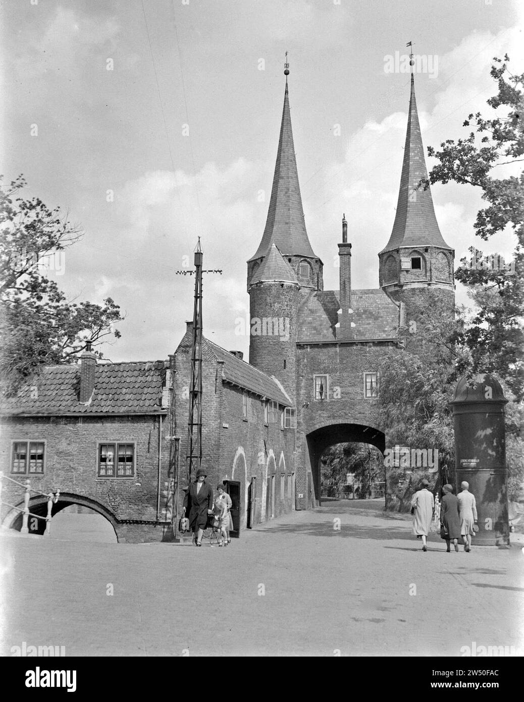 The East Gate in Delft ca. 1931 Stock Photo - Alamy
