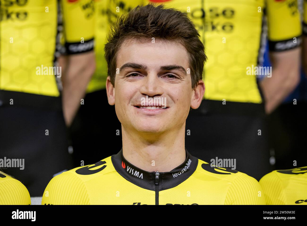 AMSTERDAM - Sepp Kuss during the presentation of the plans for the ...