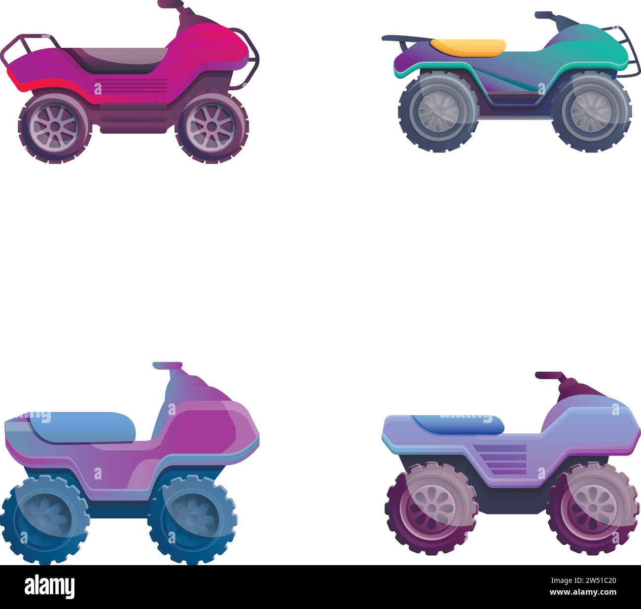 Four wheeler Stock Vector Images - Alamy