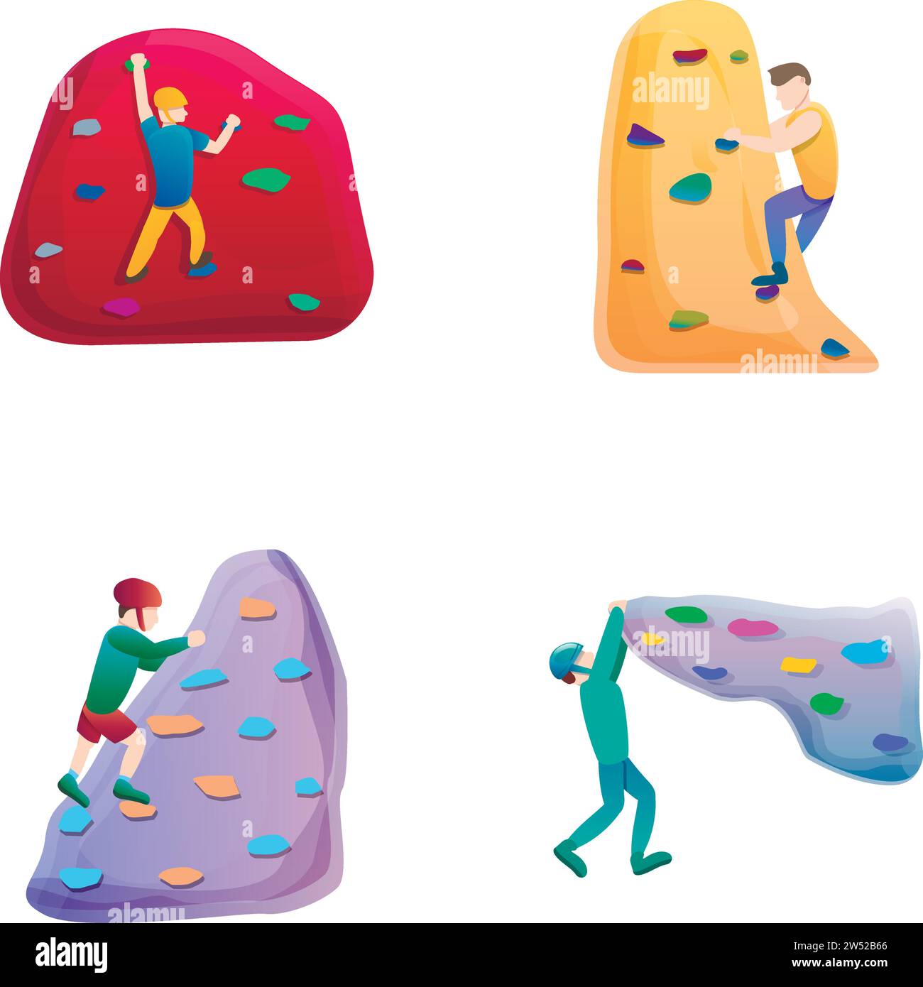 Artificial cliff Stock Vector Images - Alamy