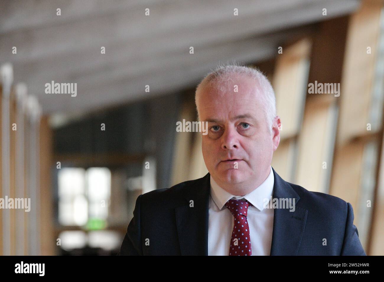 Edinburgh Scotland, UK 21 December 2023. Mark Ruskell MSP at The ...