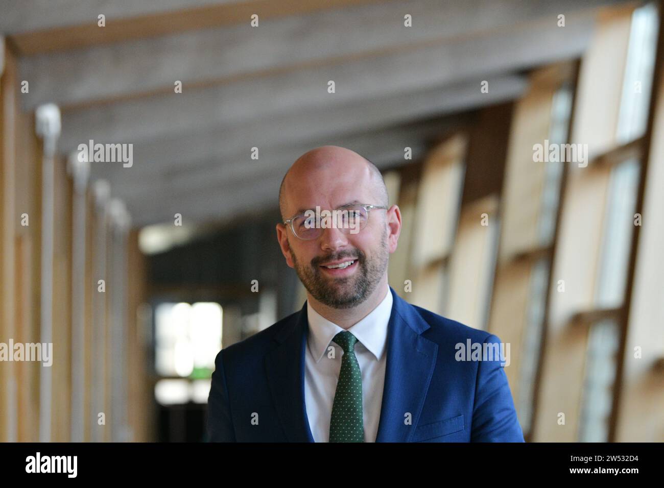 Edinburgh Scotland, UK 21 December 2023. Ben Macpherson MSP at The ...