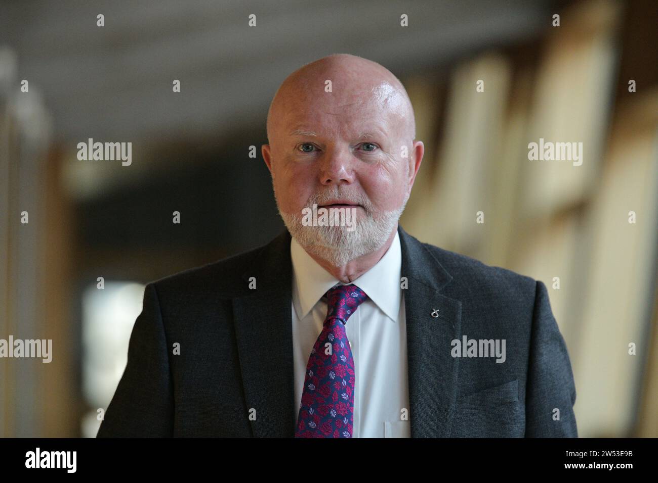 Edinburgh Scotland, UK 21 December 2023. Colin Beattie MSP at The ...