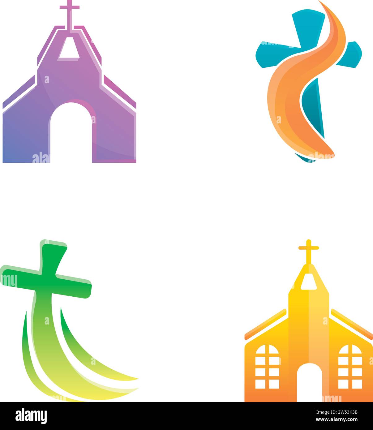 Edifice religious building Stock Vector Images - Alamy