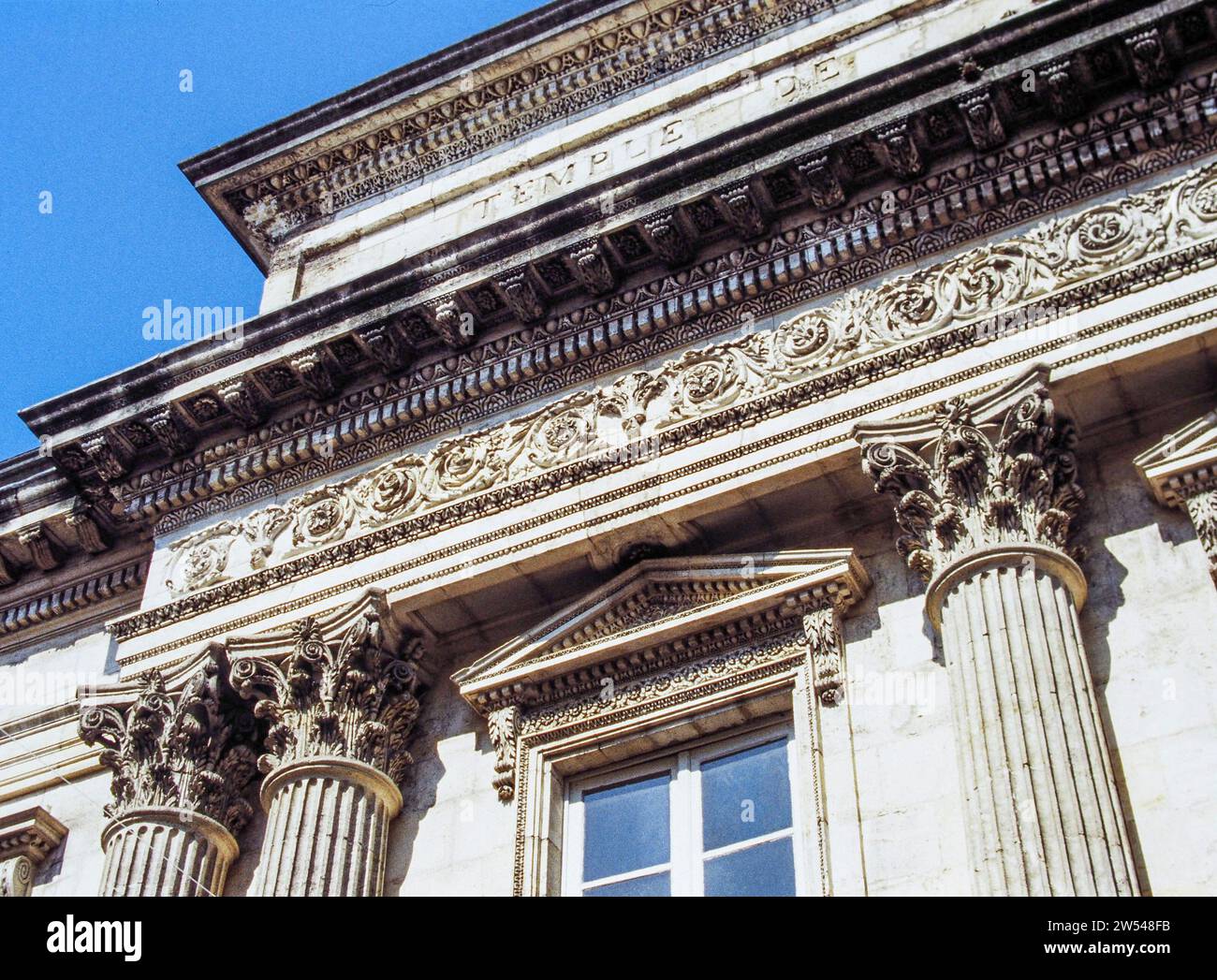 La Rochelle, France. Justispalace. Column arrangement Stock Photo - Alamy