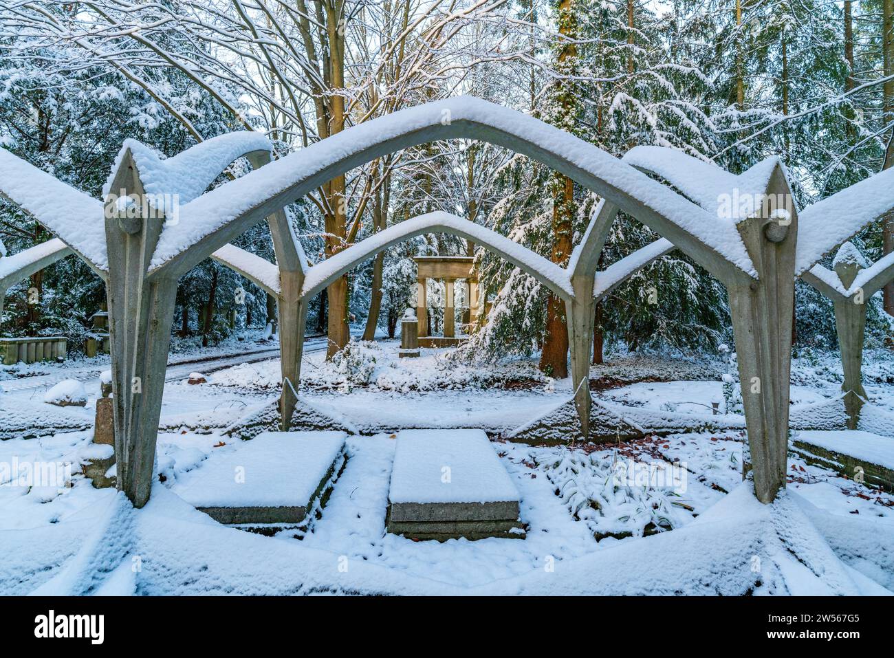 Tomb Wissinger after the expressionist design by architect Max Taut ...