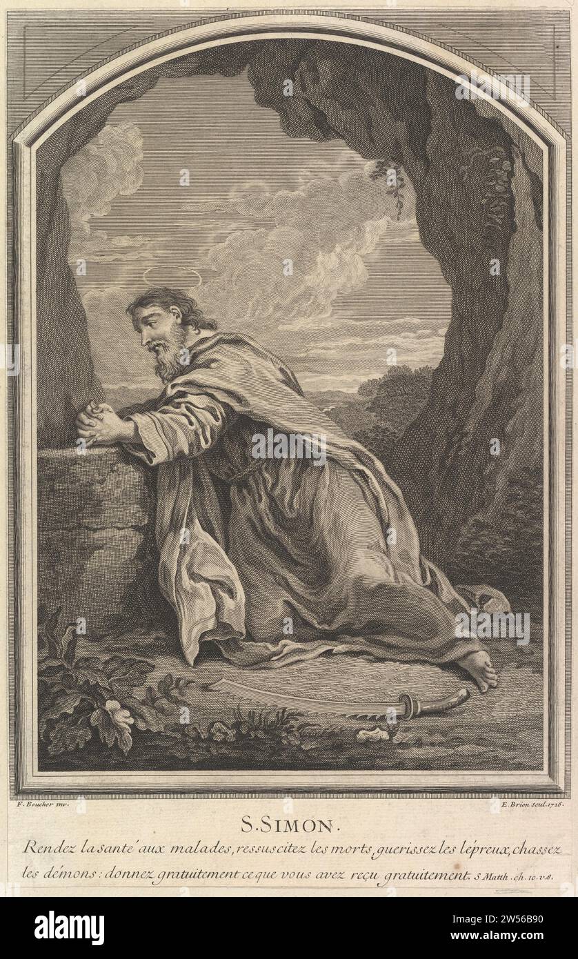 Saint Simon 1959 by Francois Boucher Stock Photo - Alamy