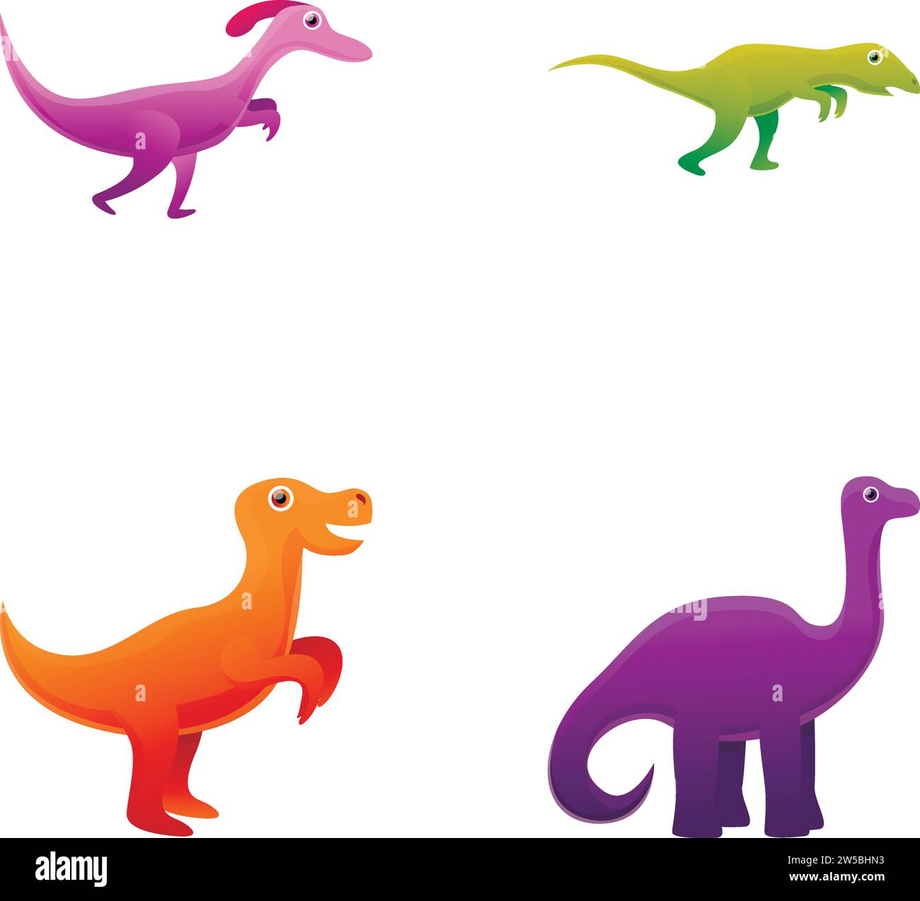 Cute dinosaur icons set cartoon vector. Various little dinosaur ... Cute dinosaur icons set cartoon vector. Various little dinosaur ...
