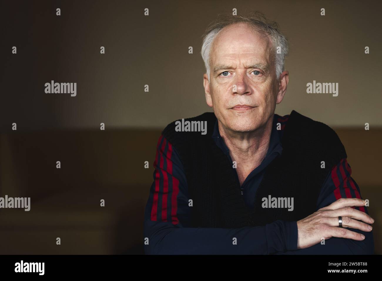 WEESP - DJ Stefan Stasse prior to the very last broadcast of De Staat ...