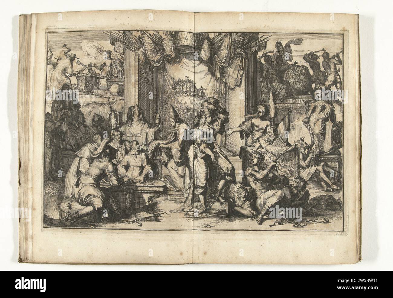 The church and pride is pentruming, 1674 The church and pride burn ...