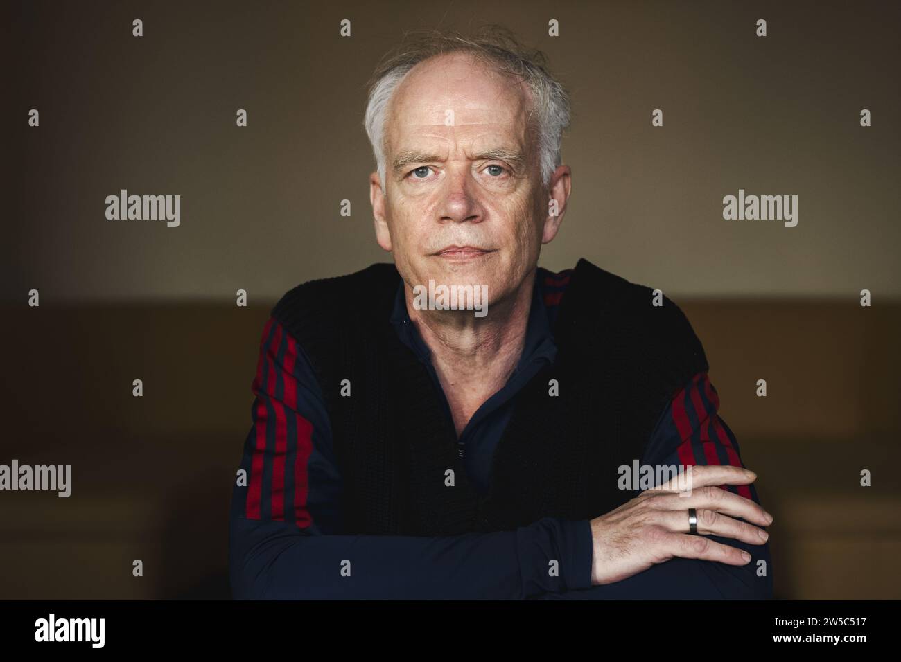 WEESP - DJ Stefan Stasse prior to the very last broadcast of De Staat ...