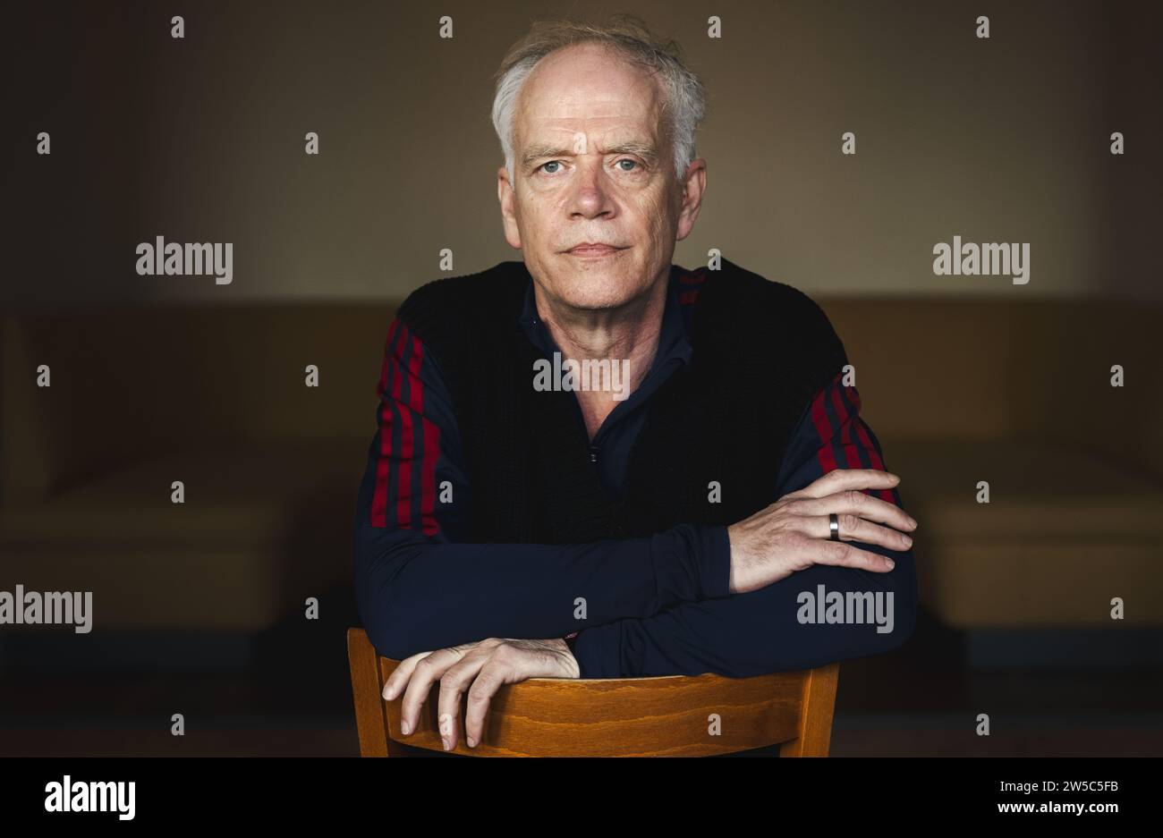 WEESP - DJ Stefan Stasse prior to the very last broadcast of De Staat ...