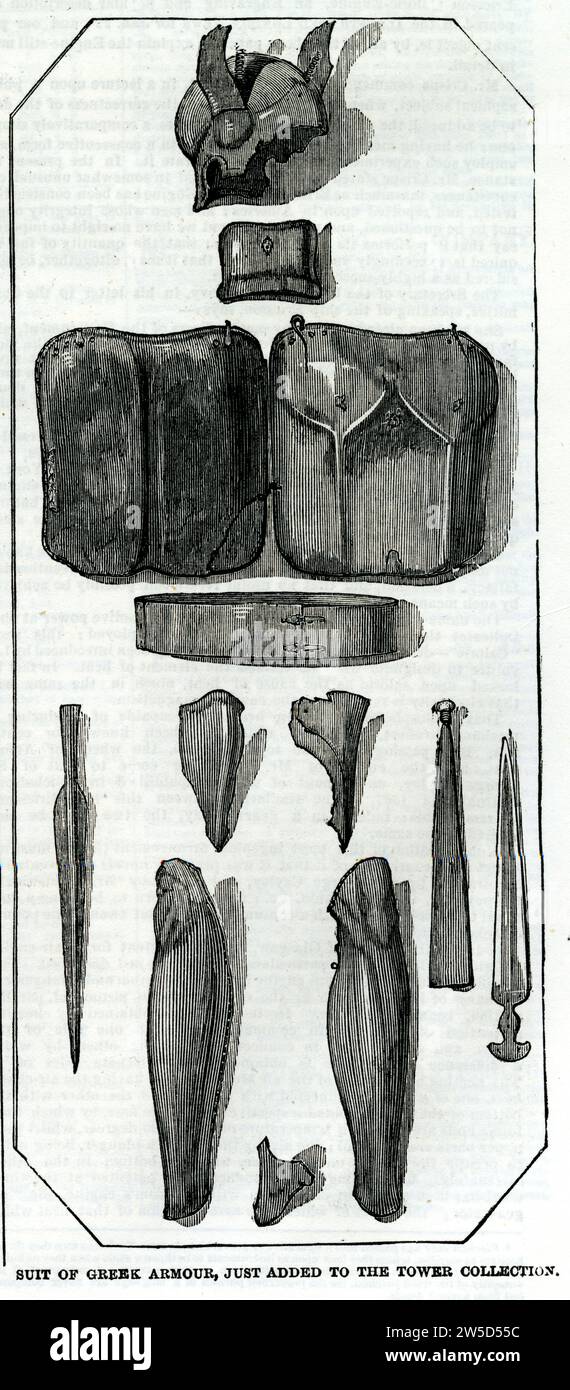 'Suit of Greek Armour, just added to the Tower Collection' taken from ...