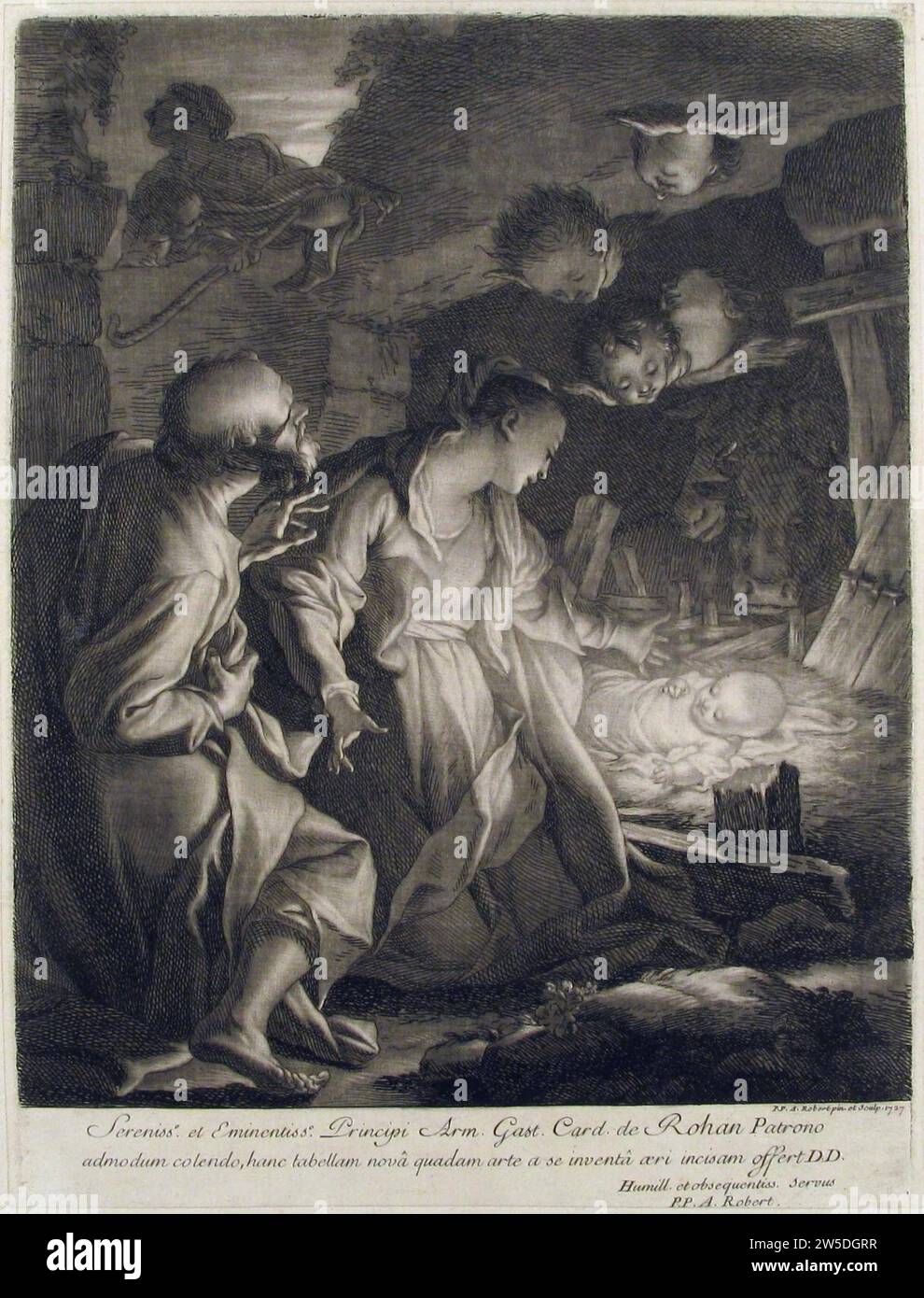 Nativity 1953 by Paul Ponce Antoine Robert-de-Seri Stock Photo - Alamy