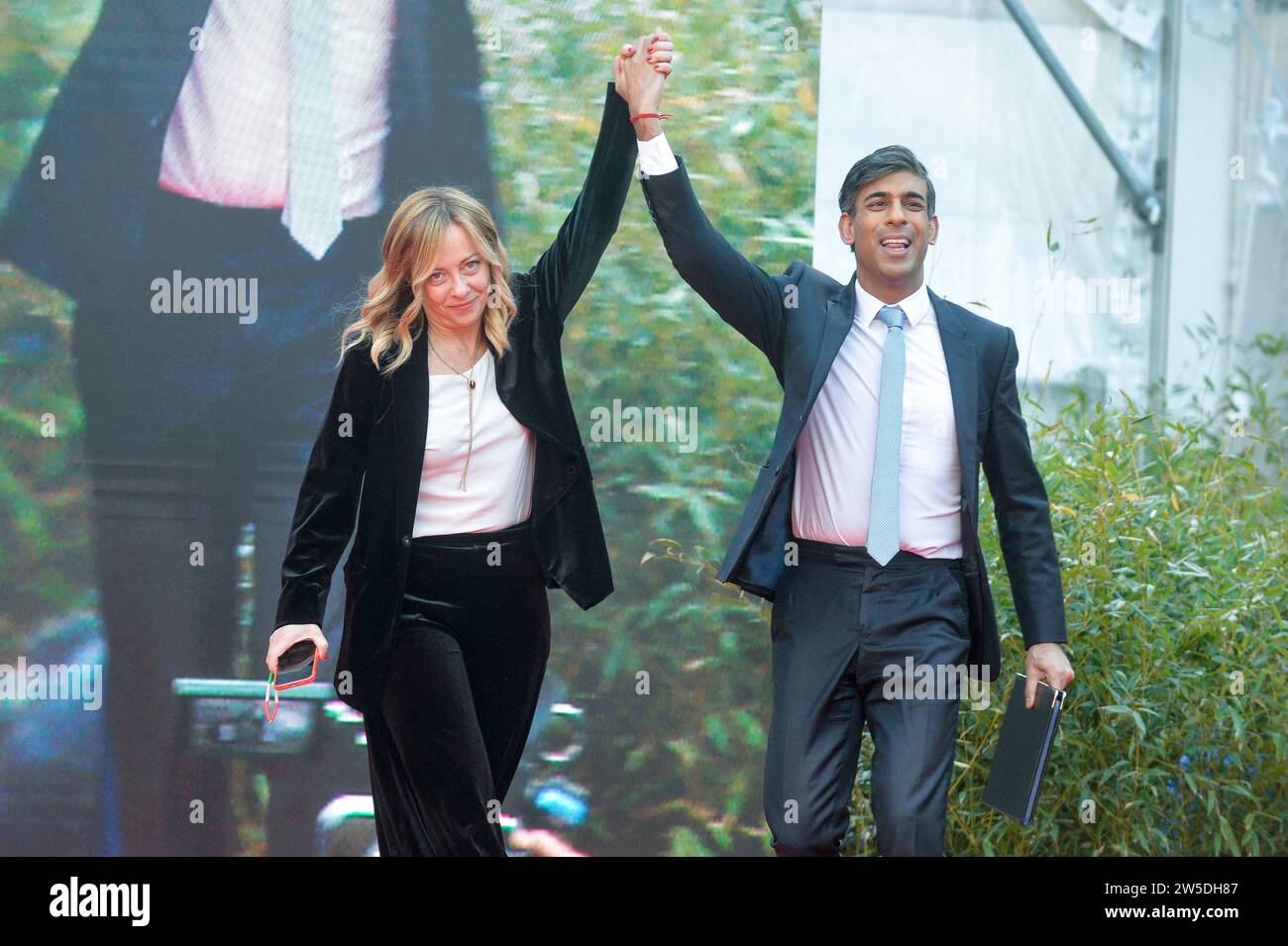 Italy, Rome, December 16, 2023 : The italian Premier Giorgia Meloni ...