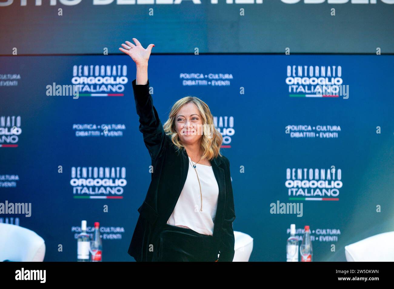 Italy, Rome, December 16, 2023 : The italian Premier Giorgia Meloni ...