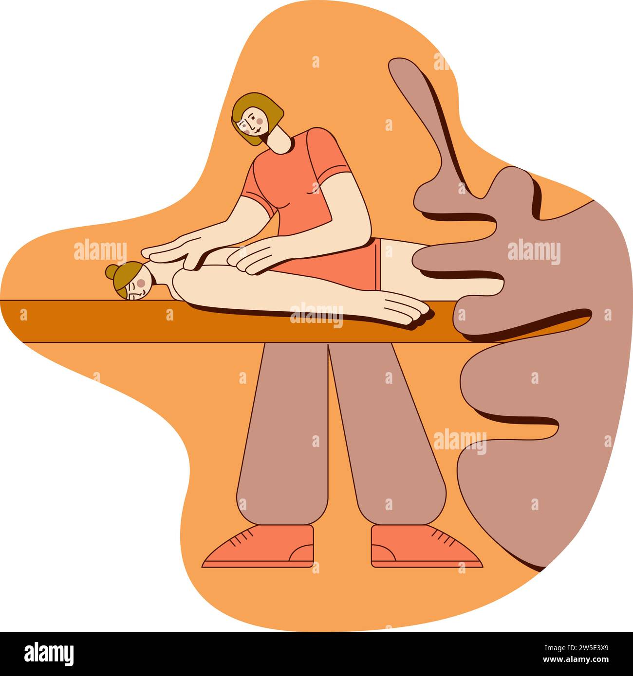 Traditional Wellness Back And Neck Massage With Professional Massage