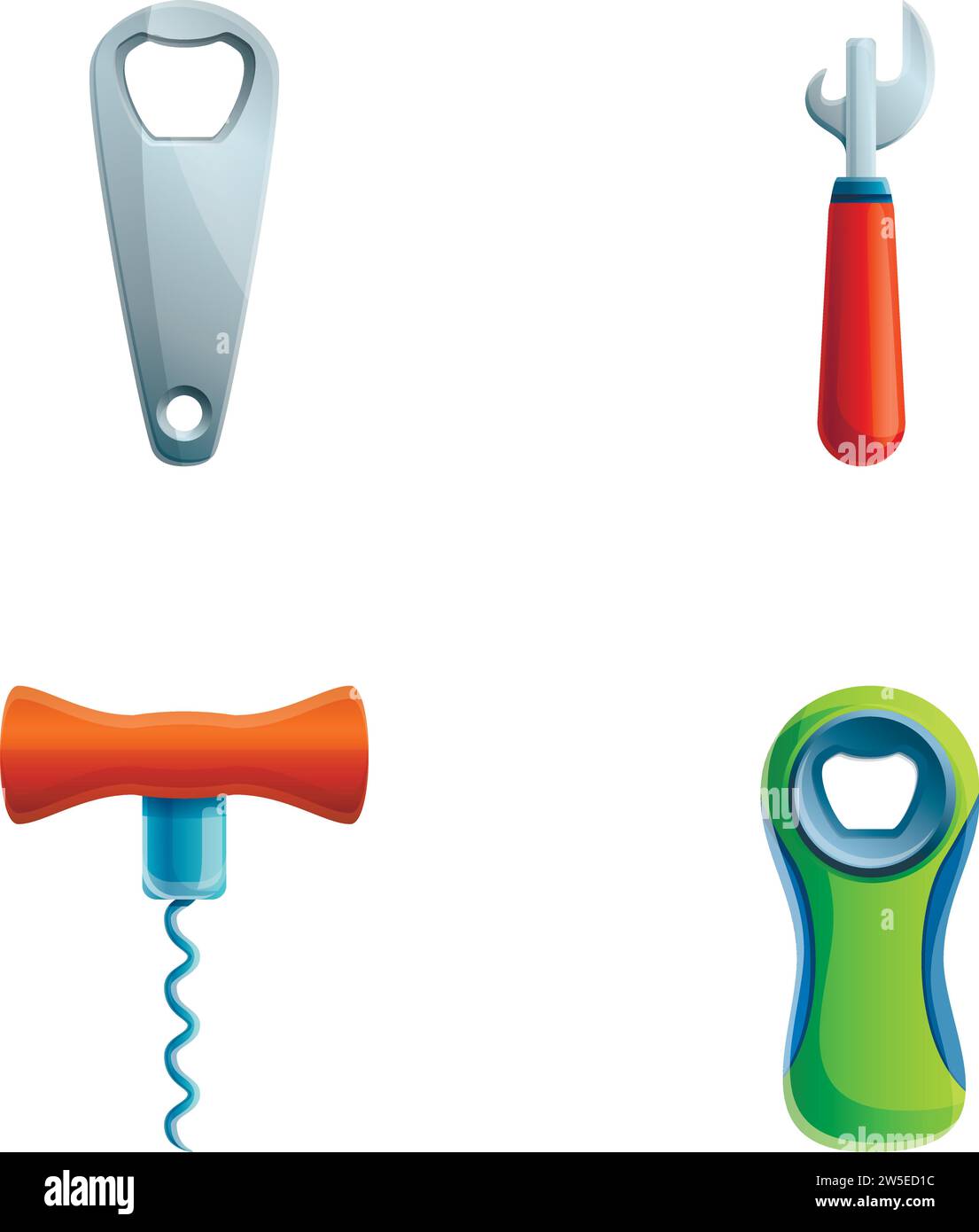 Kitchen utensils icons set cartoon hi-res stock photography and images ...