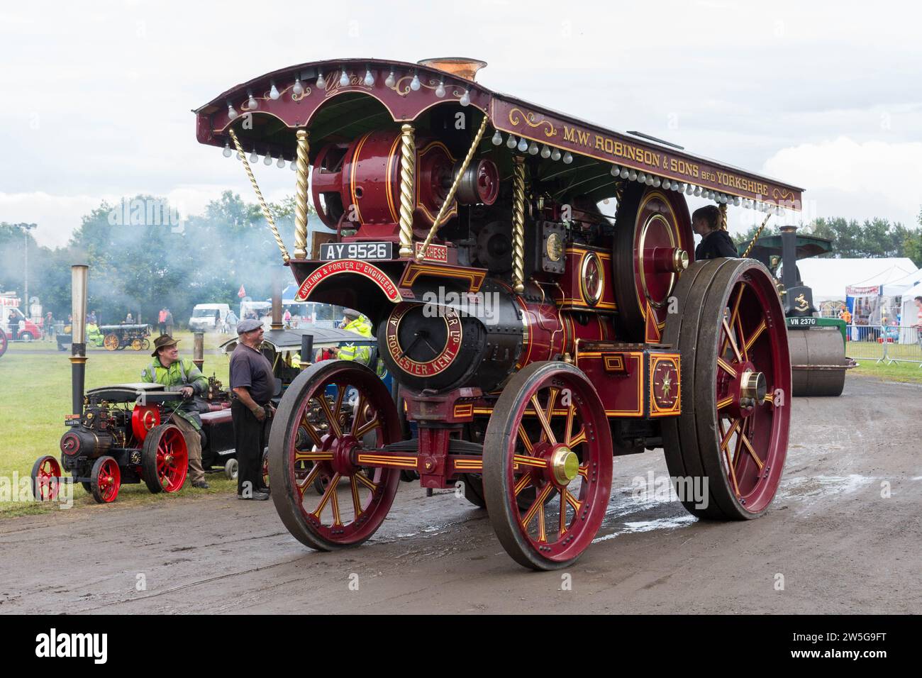 Pickering traction engine rally in 2015 Stock Photo - Alamy