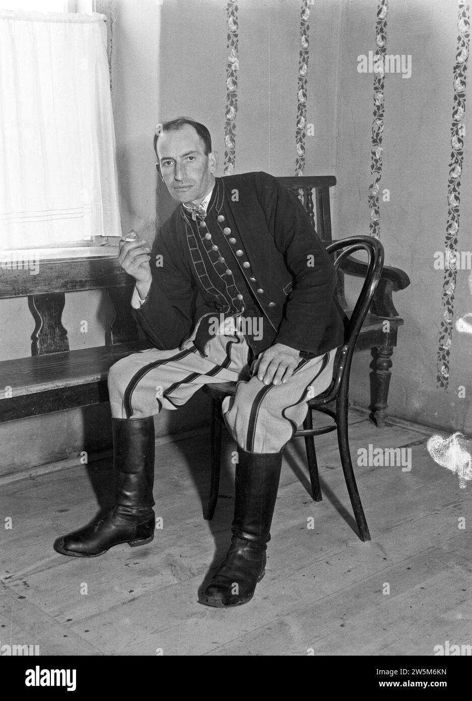 The mayor of Lowicz in traditional costume ca. 1934 Stock Photo - Alamy