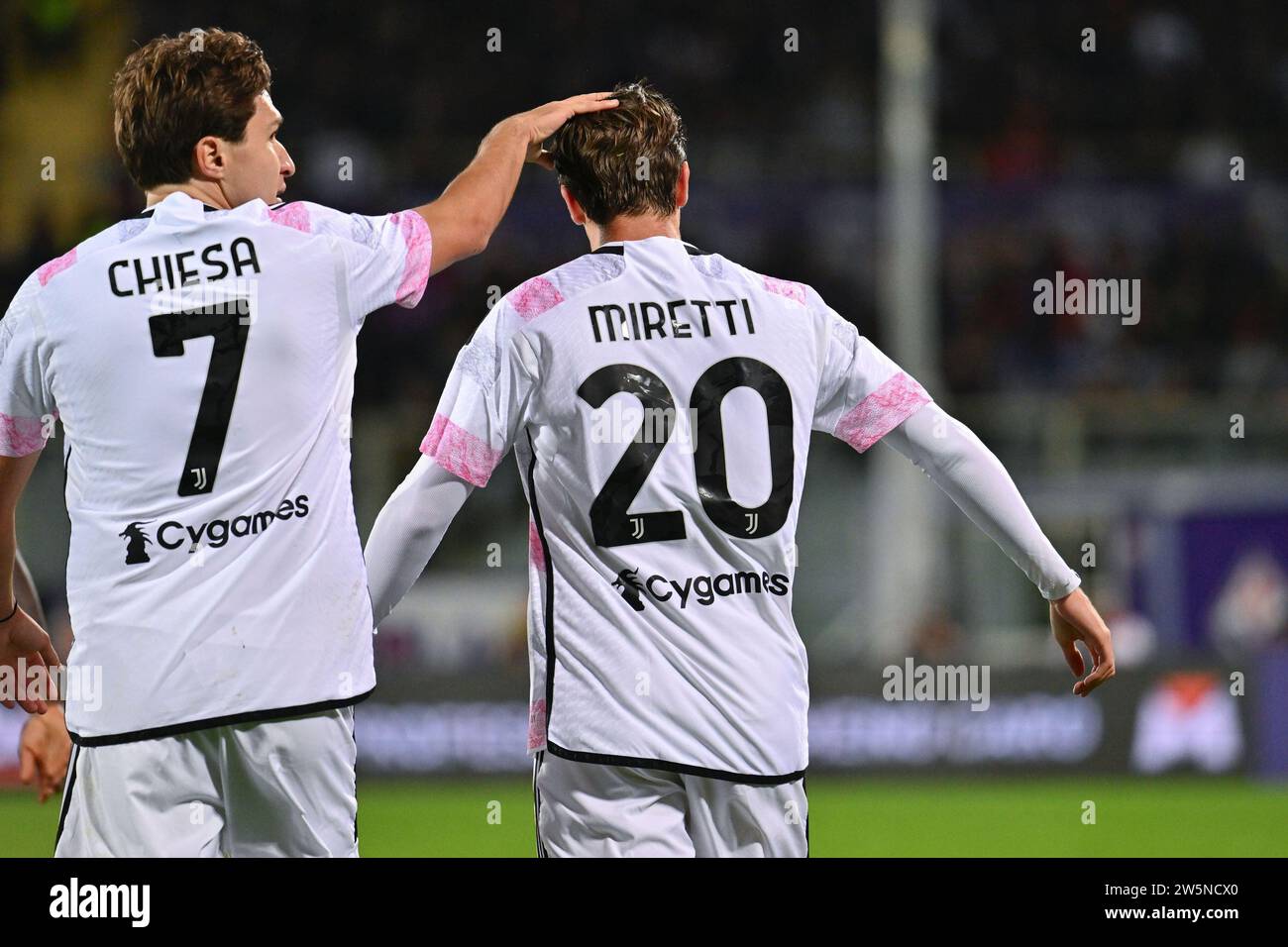 Florence, Italy. 05th Nov, 2023. Juventus FC's midfielder Fabio Miretti ...