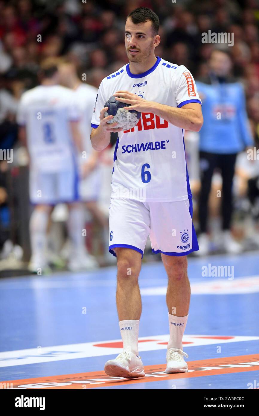 Milos Vujovic (VfL Gummersbach #6), GER, MT Melsungen - VfL Gummersbach ...