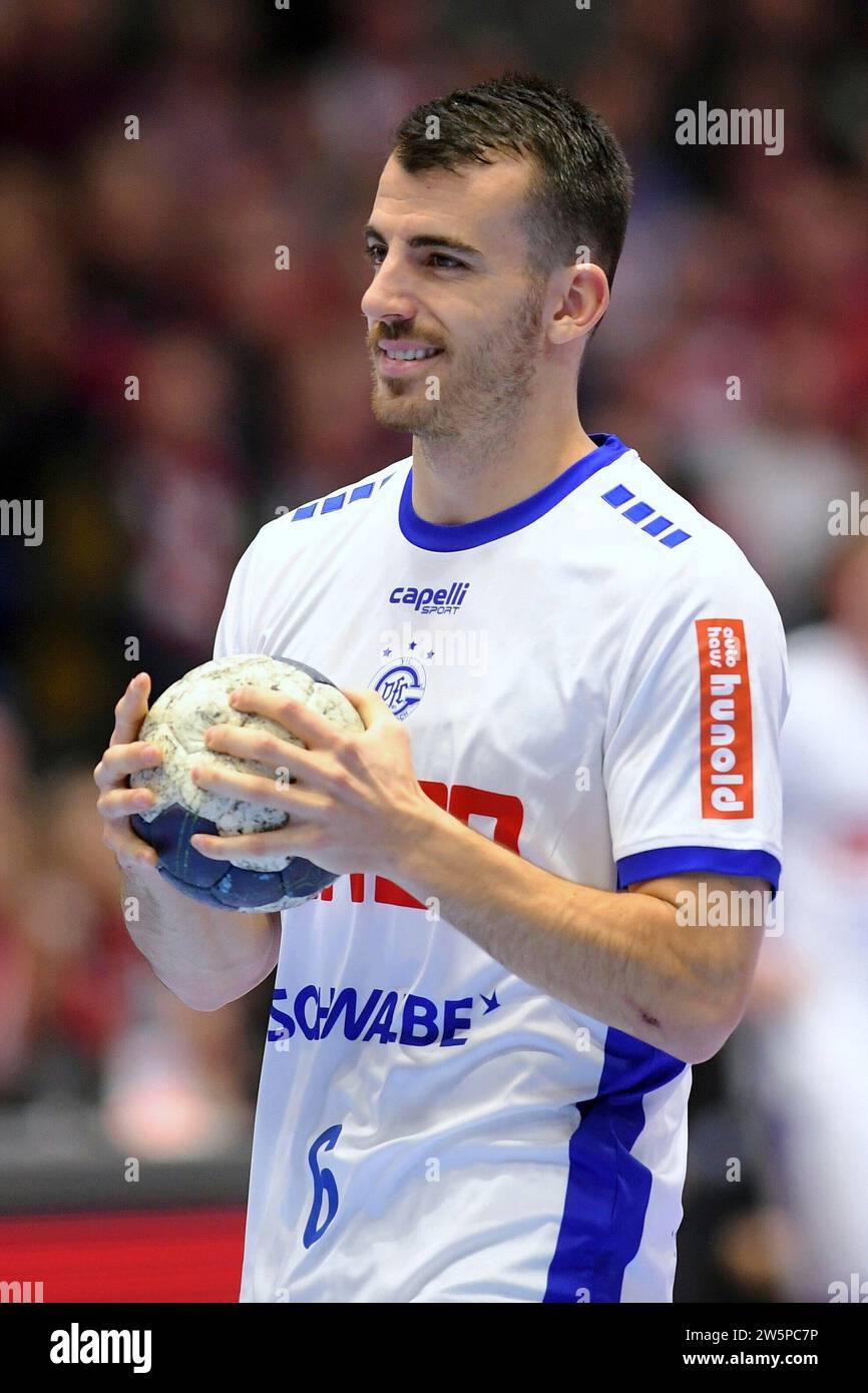 Milos Vujovic (VfL Gummersbach #6), GER, MT Melsungen - VfL Gummersbach ...