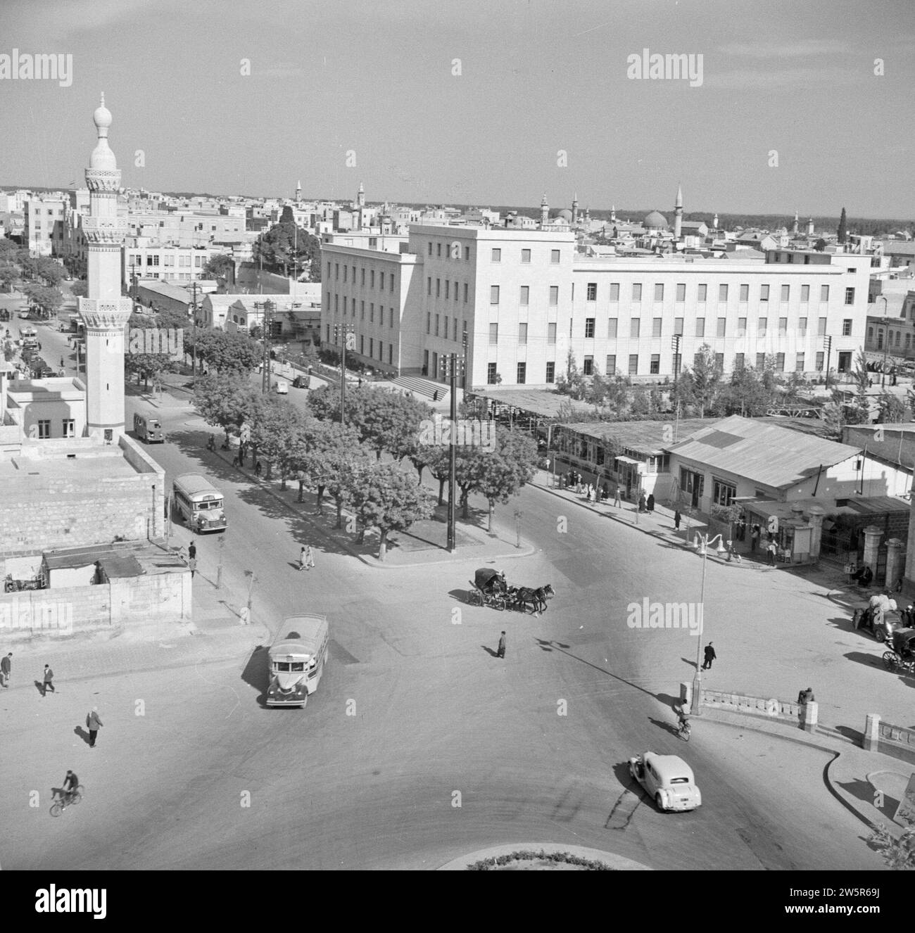 Jamal Pasha street also known as Avenue de la victoire with the postal ...