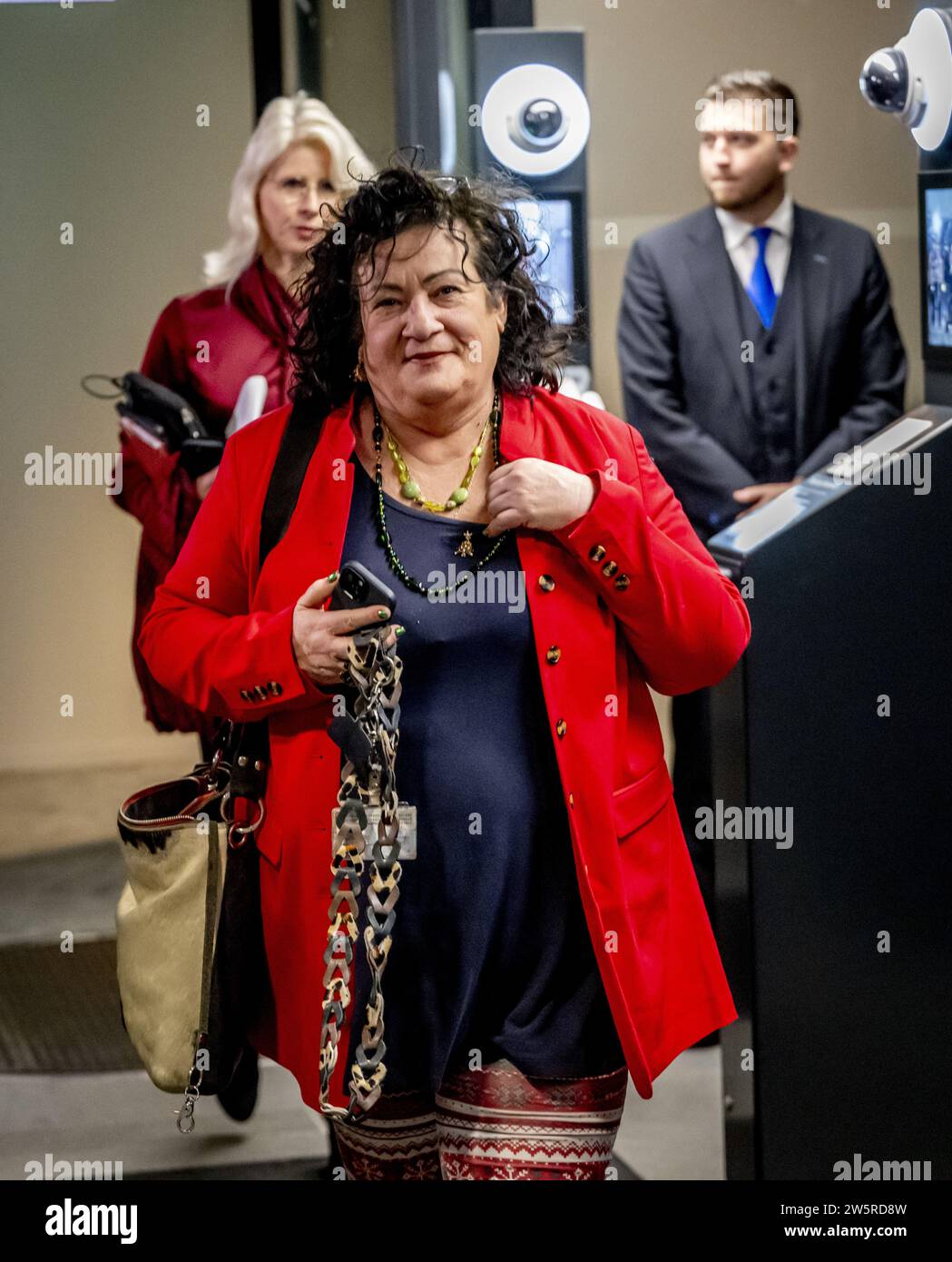 THE HAGUE - 21/12/2023, Caroline van der Plas bbb after a conversation ...