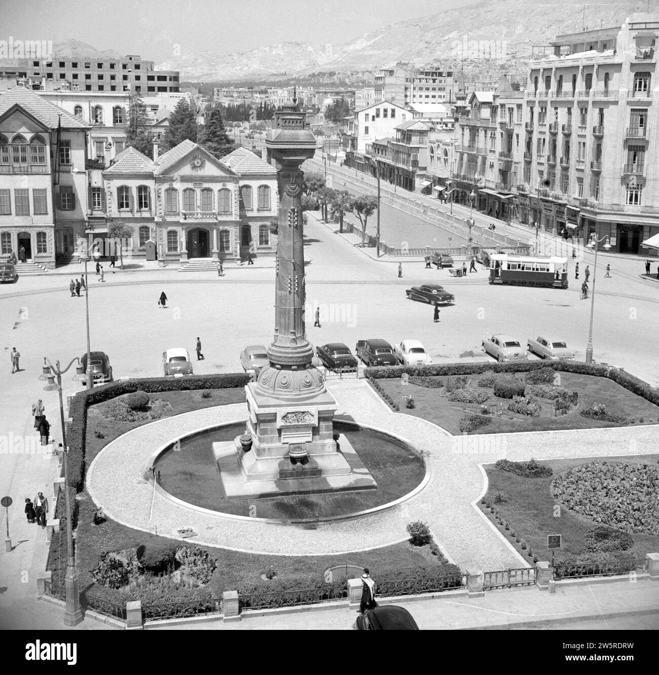 Marjeh, the square of the martyrs ca. 1950-1955 Stock Photo - Alamy