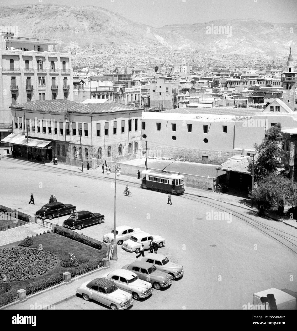 Marjeh, the square of the martyrs ca. 1950-1955 Stock Photo - Alamy