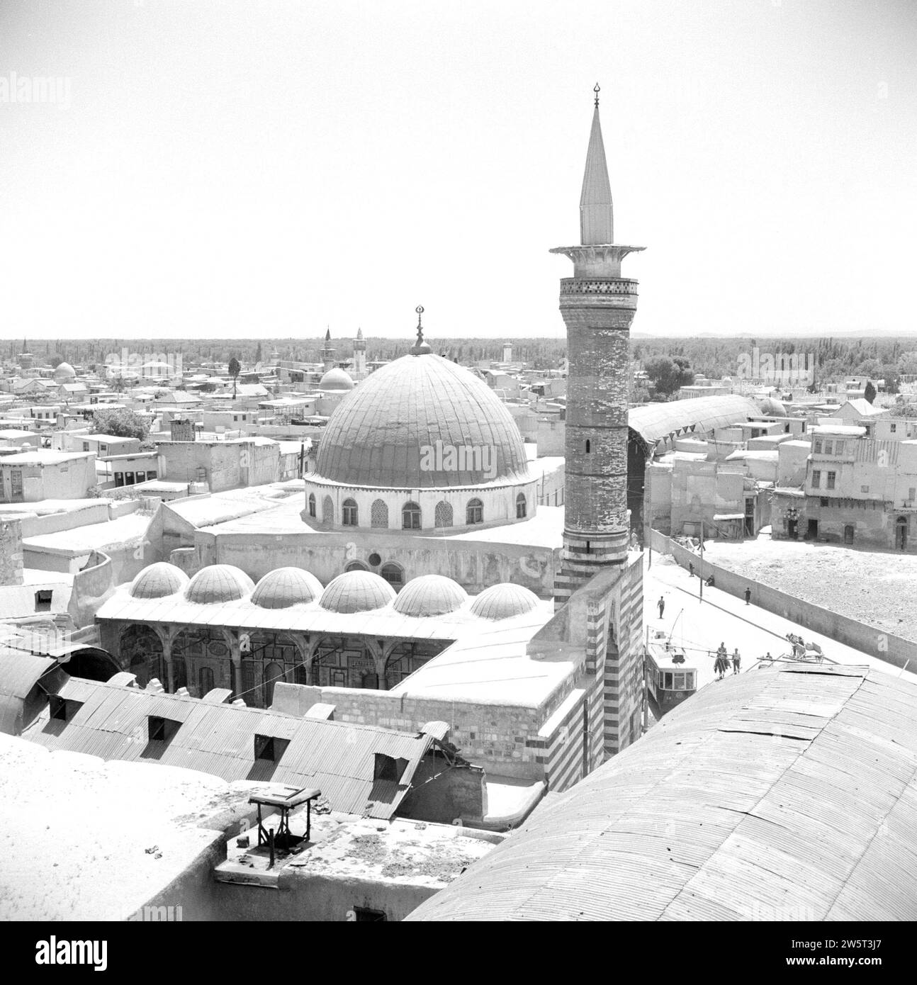Above view of the Senanieh Mosque ca. 1950-1955 Stock Photo - Alamy