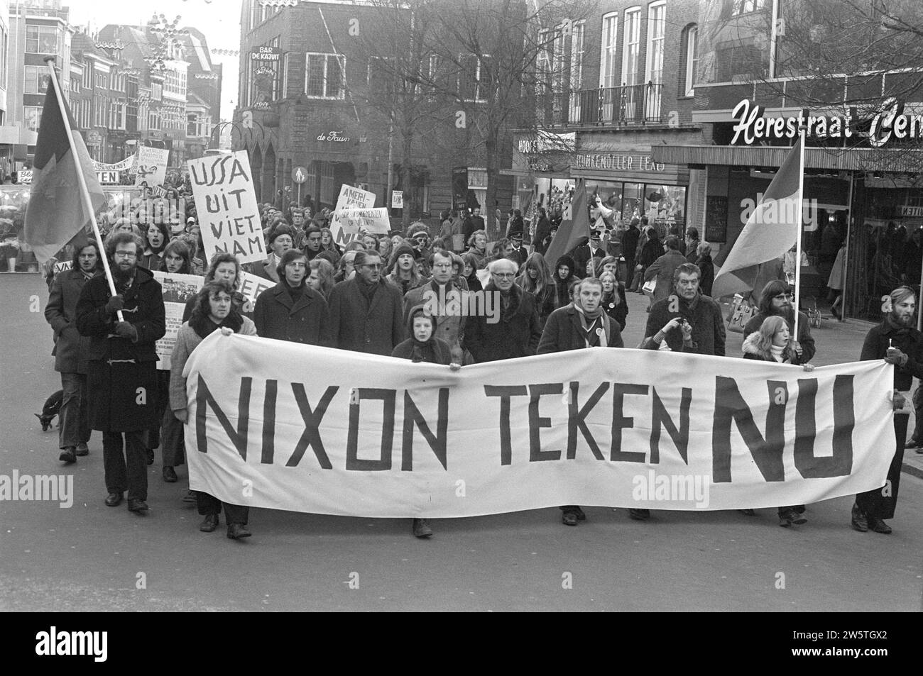 Groningen vietnam war protest hi-res stock photography and images - Alamy